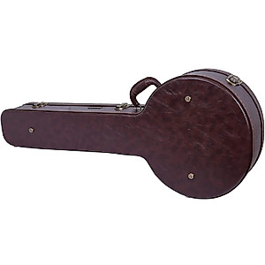 Crossrock CRW600BJBR Wooden case for 5 String Resonator Banjo, Vintage Brown (CRW620BJBR)