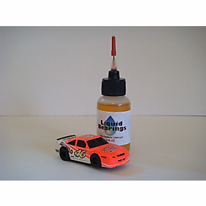 Liquid Bearings, 100%-synthetic oil for all HO scale slot cars, makes cars faster!!