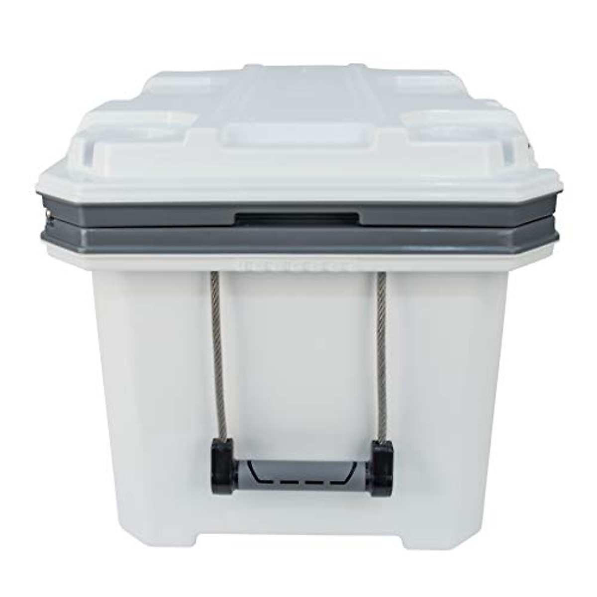 Igloo White IMX 70 Qt Lockable Insulated Ice Chest Injection Molded Cooler with Carry Handles