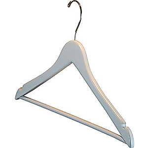 The Great American Hanger Company White Suit Clothes Hanger