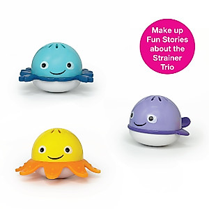 Edushape Bath Pals 3 Pack Toddler Bath Tub Bathtime Pool Water Toys for 18 Months Above