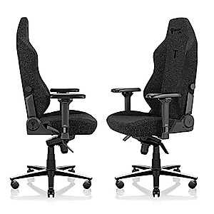 Secretlab Titan Evo 2022 Black3 Gaming Chair - Reclining, Ergonomic & Heavy Duty Computer Chair with 4D Armrests, Magnetic Head Pillow & Lumbar Support - Big and Tall Up to 395 lbs - Black - Fabric
