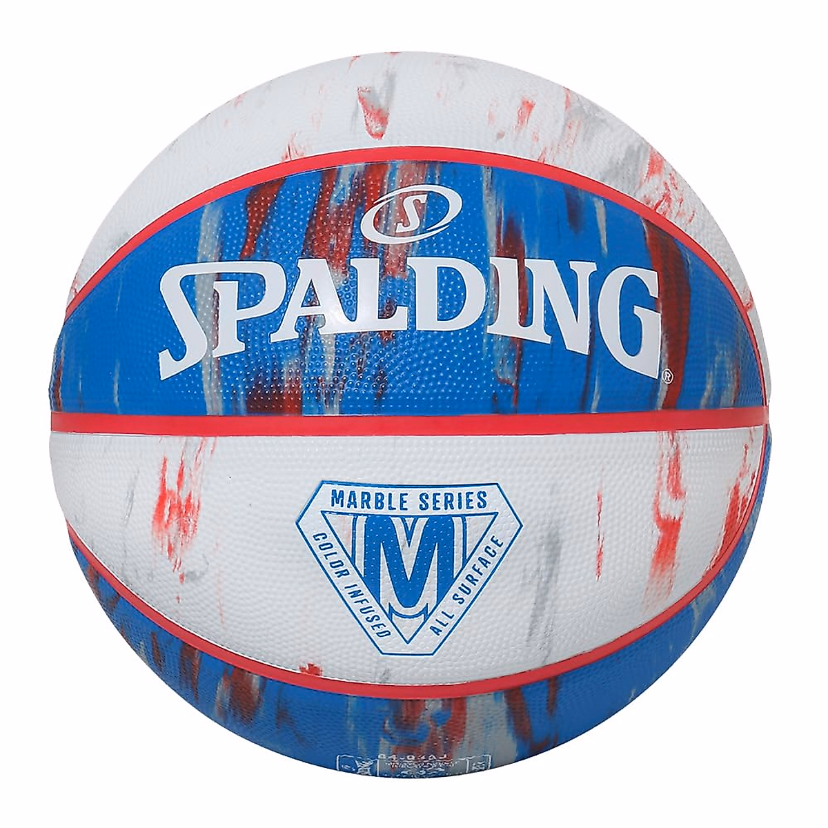 Spalding Marble Red x White x Blue Rubber No. 5 Ball 84-929J Basketball