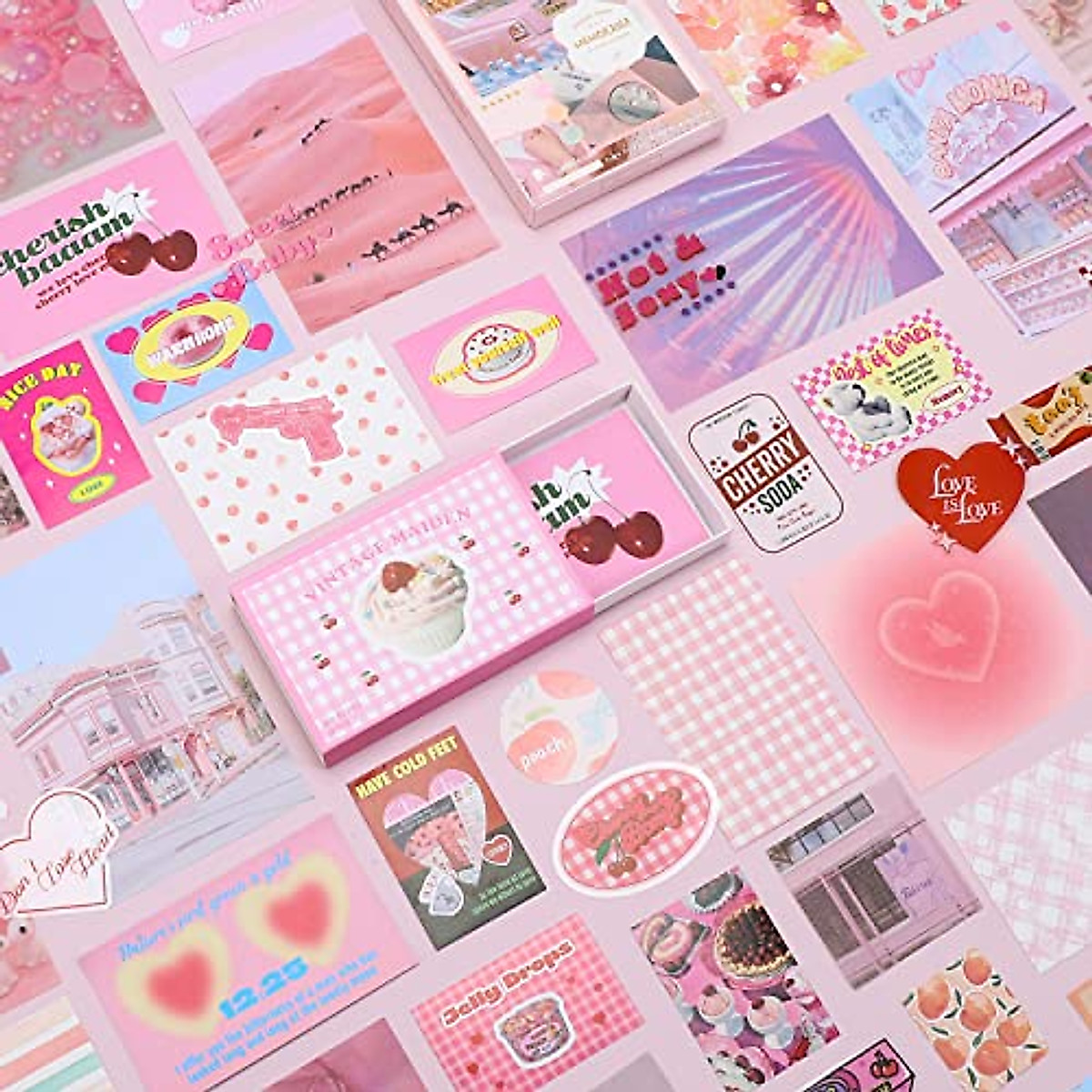 720 Sheets Scrapbook Paper & Stickers Pink Aesthetic Scrapbook Kit Journaling Scrapbooking Supplies Washi Scrapbook Sticker Paper Kawaii Craft Paper Note Paper Cute Heart Stickers for Kids Teen Girls