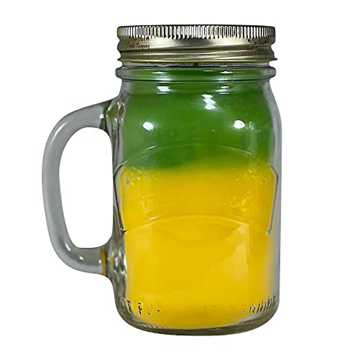 Our Own Candle Company Pineapple Punch Scented 13 Ounce Mason Jar Candle