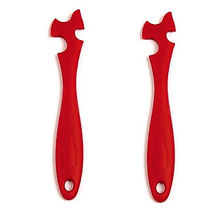 Norpro 1229 Silicone Oven Rack Push/Pull, Red (2)