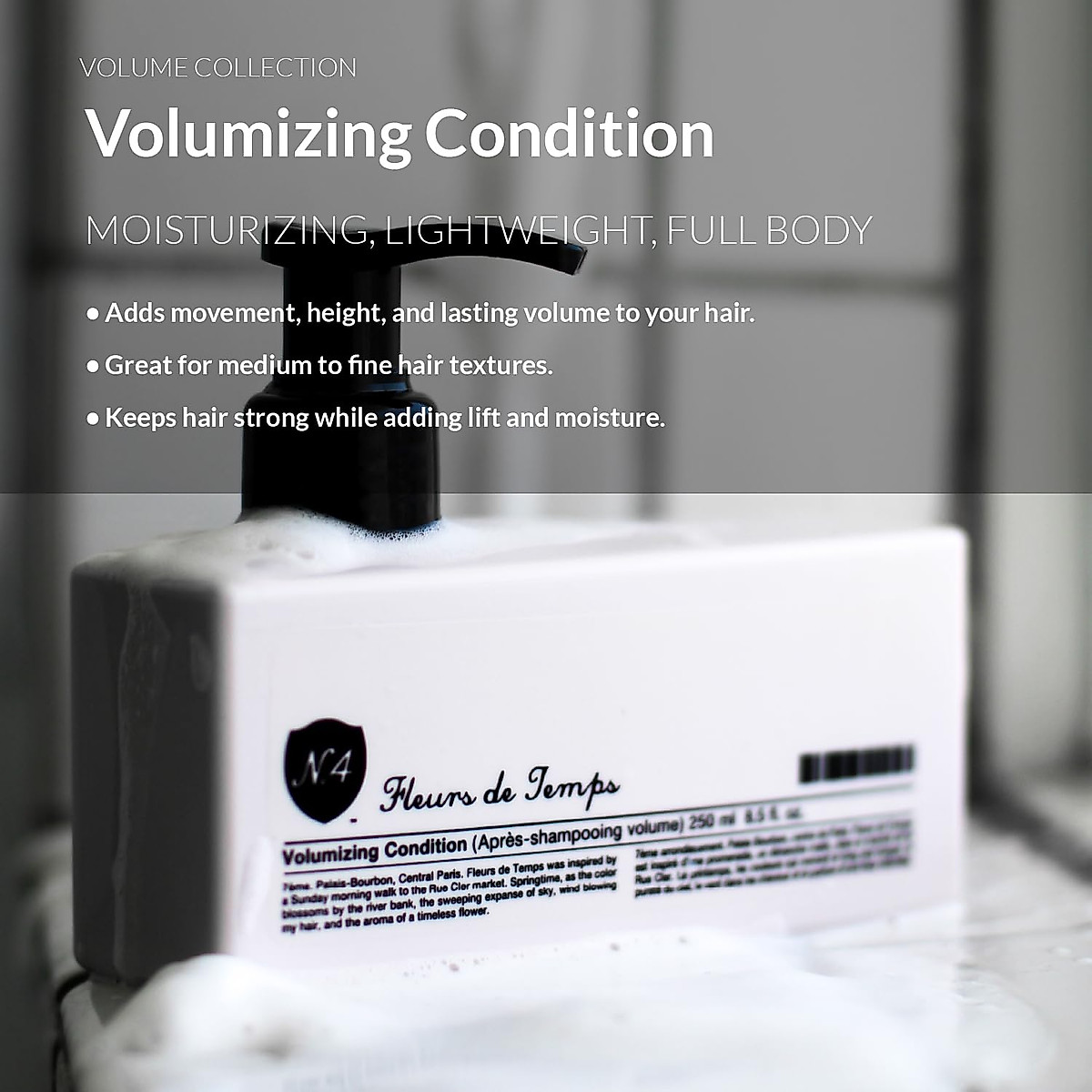 Number 4 Hair Conditioner, Volumizing Conditioner, Volumizing Condition, 8.5 oz
