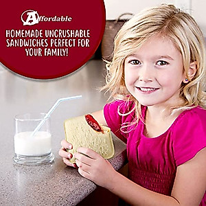 Affordable Sandwich Cutter and Sealer for Kids Lunch Box and Pocket Sandwich Maker, Remove Bread Crust, Make DIY Pocket Sandwiches