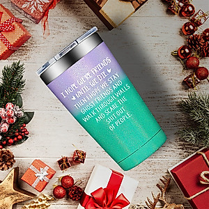 Fufendio Best Friend Birthday Gifts for Women - Friendship Gifts - Vacuum Insulated Tumbler Cup