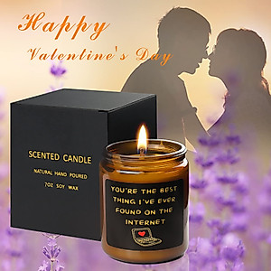 Funny Gifts for Men, Light Me When You Want A BJ Candle - Naughty Gifts for Men Valentines Day Anniversary Birthday Gifts for Husband Fiance Boyfriends Gifts