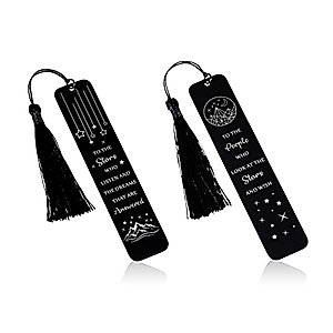 Bookmark Gift for Women Men Friendship Gifts for Women Bookmark for Fans Book Lovers Reader Birthday Christmas Inspirational Gift 1 PCS Double-Sided