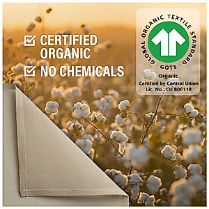 Organic Unbleached Cotton Cheesecloth for Straining - 2 Reusable Hemmed Squares, GOTS Certified, Fine Reusable Strainer – Large 23" x 23"