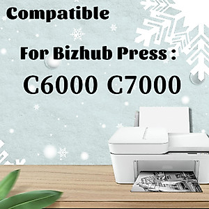 High Yield TN616 Toner Cartridge Compatible Replacement for Konica Minolta Bizhub Press C6000 C7000 Printer Black-1 Pack