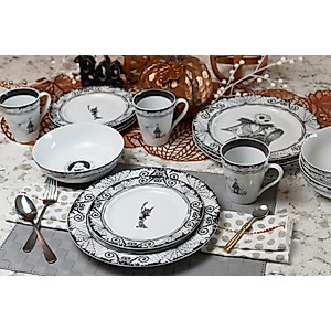 The Nightmare Before Christmas 16-Piece Ceramic Dinnerware Set