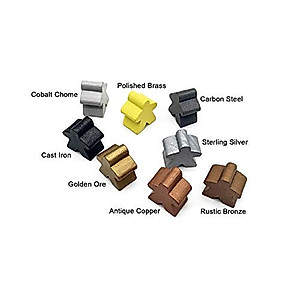 Apostrophe Games Multi-Color Wooden Board Game Accessories - Board Game Tokens, Player Pieces, Creative Projects (80 Metallic Meeples)