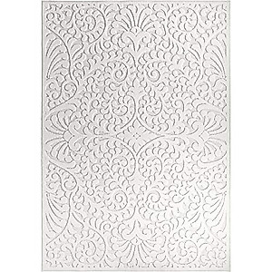 My Texas House by Orian Indoor/Outdoor Bluebonnets Area Rug, 5'2" x 7'6", Natural