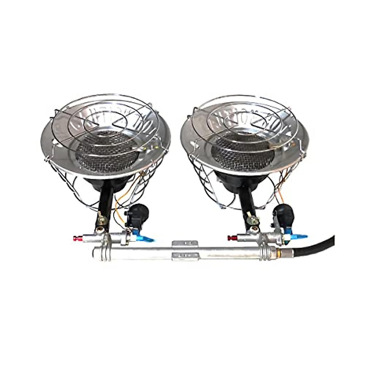 PRI Portable 30,000 BTU Outdoor Propane Tank Top Infrared Heater Double Burner Safety Shut-Off Valve & Tip-Over Switch (Propane Cylinder not Included) (TTH30)