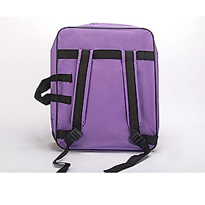 8k Art Portfolio Carry Bag Multipurpose Artist Portfolios Case Adjustable Shoulder Bag Tote Drawing Board Backpack with Pockets for Sketching Painting Art Supplies Storage Transport, 15 x 18.9 Inch