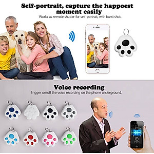 Mini Item Finder, Dog GPS Tracking Device, No Monthly Fee App Locator, 2023 Upgraded Portable Bluetooth Intelligent Anti-Lost Device for Luggages/Kid/Pet Bluetooth Alarms (1Pcs, Red)