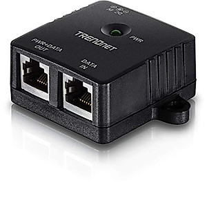 TRENDnet Gigabit Power Over Ethernet Injector, TPE-113GI (Version 3.0R), Full Duplex Gigabit Speeds, Connect Devices Up to 100m (328 ft), Wall Mount, Connect Network Devices Up to 100M (328 ft.)