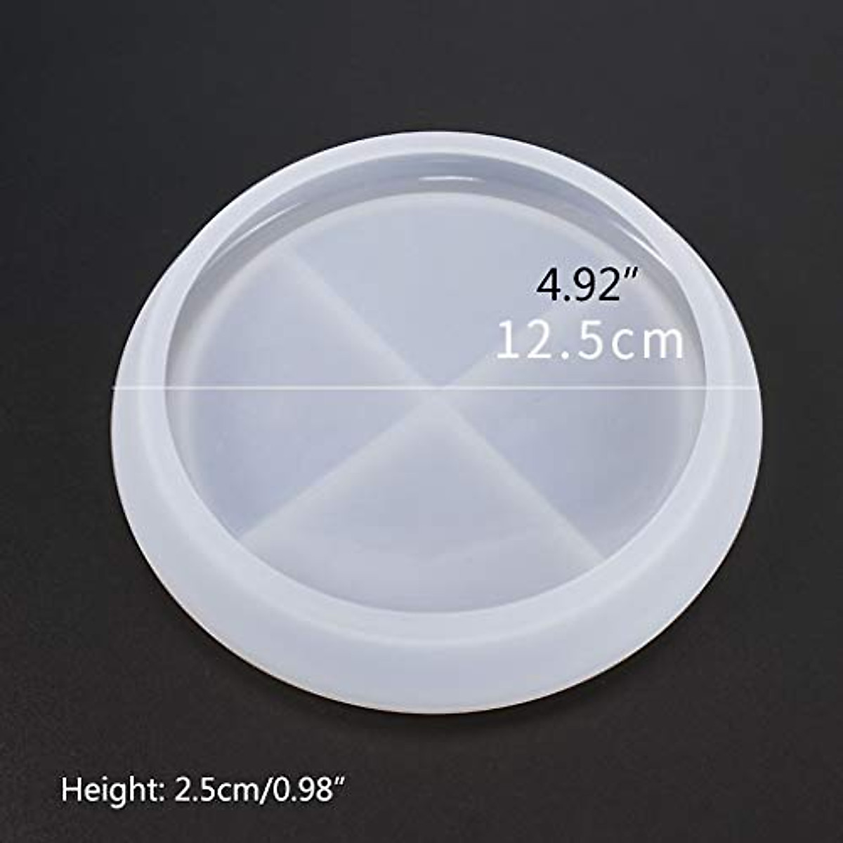 Mold Mug Pad Tray Resin Casting Mold Plaster Soap Casting Epoxy Mould DIY Craft Dish Cup Mat Plate Silicone Mold Christmas Moulds