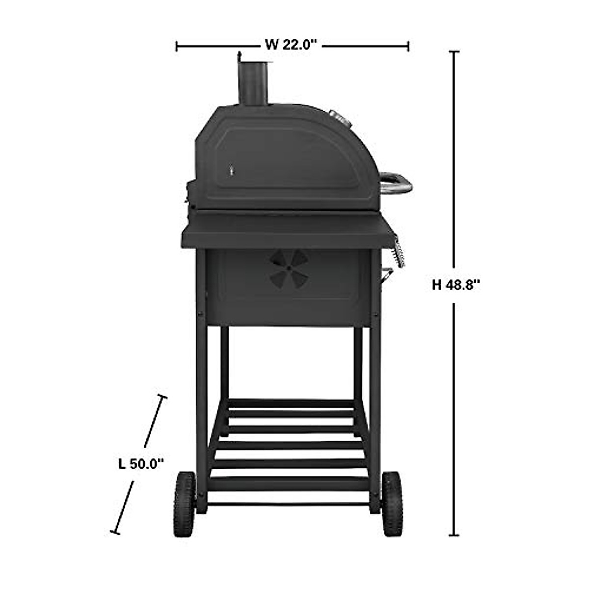 Royal Gourmet CD1824A Charcoal Grill,BBQ Outdoor Picnic, Camping, Patio Backyard Cooking, Black
