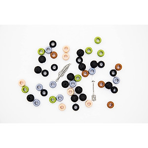 Choose Friendship, My Friendship Bracelet Maker Be Natural Expansion Pack, 80 Pre-Cut Threads and 75 Beads/Charms, Makes 16-32 Bracelets (Embroidery Floss)