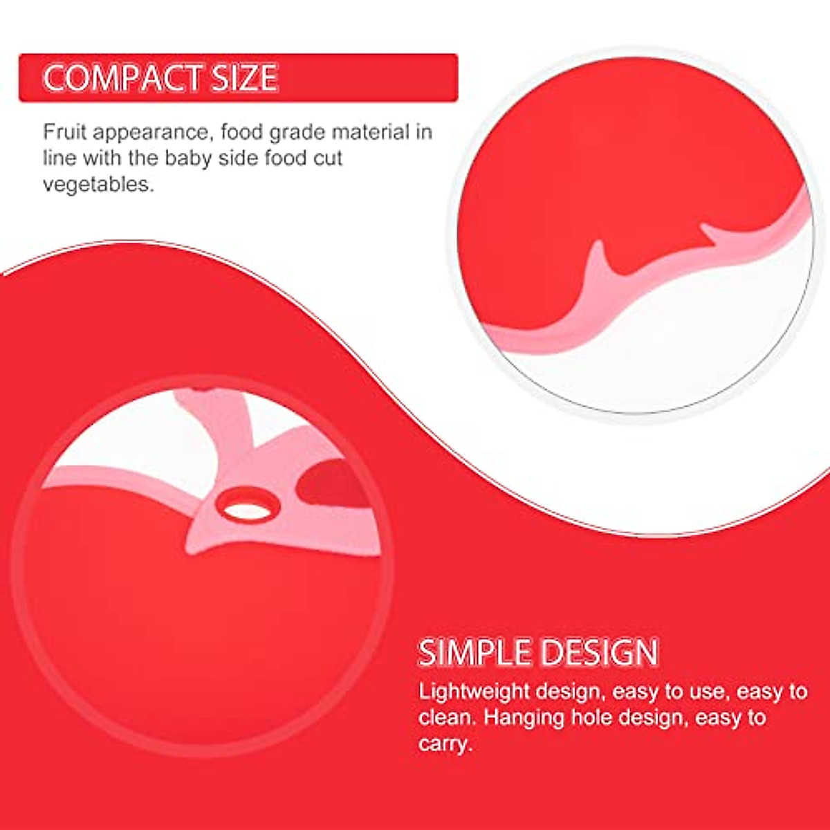 Luxshiny Large Cutting Board Fruit Chopping Board Small Cutting Boards Plastic Kitchen Cutting Boards for Vegetable Fruit Bread Chopping Boards Fruit- Shaped Serving Board