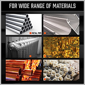 HORUSDY 6-Piece NPT Pipe Tap Set, Sizes Includes 1/8", 1/4", 3/8", 1/2", 3/4" and 1"
