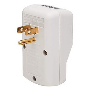 Tripp Lite 1 Outlet Portable Surge Protector Power Strip, Direct Plug in, Tel/Modem Protection