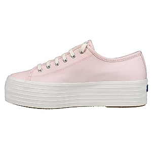 Keds Triple Up Canvas, Sneaker Womens, Light Pink, 7 Medium