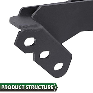 GRAND ORANGE Track Bar Drop Bracket Compatible with 2011 2012 2013 2014 2015 2016 2017 2018 2019 2020 Ford F250 F350 4WD&4WD Super Duty 2-3.5" Lift Kit w/screw