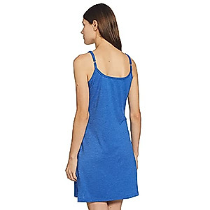 Stylore Nightgown for Women Soft Sleeveless Short Sleepwear Melange Blue XL