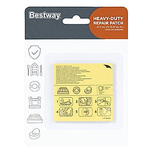 Bestway 62068 Underwater Adhesive Repair Patch, Multicolor