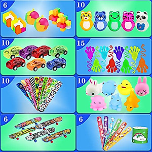 148 Pcs Party Favors for Kids 4-8-12 Assortment Toy,Treasure Box Toys for Classroom Prizes Reward,Carnival Prizes,Goodie Bags Stuffers Pinata Fillers,Stocking Stuffers for Boys and Girls