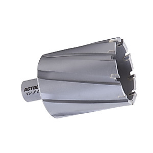 ACTOOL 2-1/4'' Diameter x 2'' Depth of Cut Carbide Tipped TCT ANNULAR Cutter with 3/4'' Weldon Shank