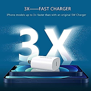 USB C Charger, Yootech 20W USB C Wall Charger Block Compatible with iPhone 14/14 Plus/14 Pro Max/13/13 Mini/13 Pro Max/12 Series/11/MagSafe,Galaxy S21/S20,Pixel 4/3,iPad Pro,AirPods Pro and More