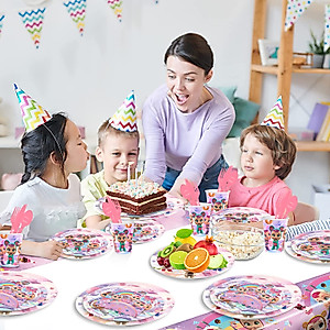 Cry Babies Magic Tears Birthday Party Supplies Favors for Grils Boys Kids Party Decorations Set Includes Plates Backdrop Cups Napkins Cake Cupcake Toppers