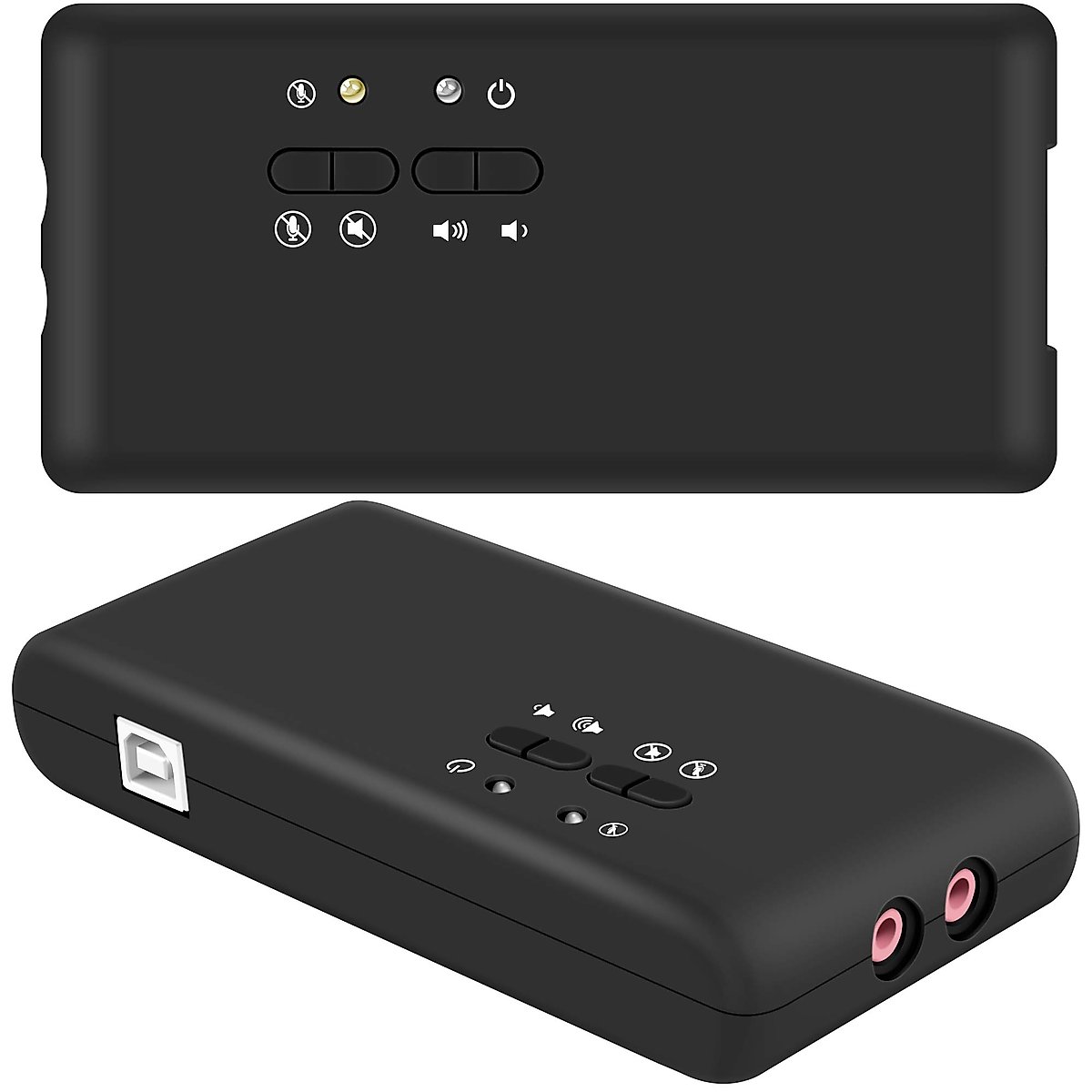 LEAGY USB 7.1 External Sound Card (8-Channel) - 7.1 Channel USB Soundbox - Dynamic 3D Surround Sound - UP to 8 Speakers - Simultaneous Recording and Playback - Analog and Digital Audio Equipment