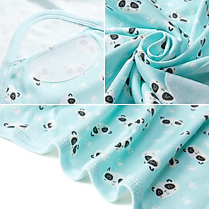 Ourcan Baby Swaddle Blankets for Boy Girl 0-3 Months 3-6 Months, Newborn Swaddle Adjustable Infant Wraps 3-Pack, 100% Combed Cotton, Large Size