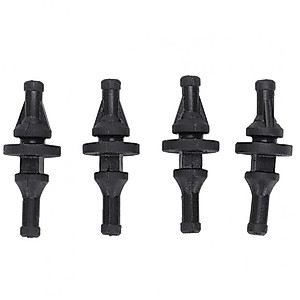 TOSSPER 32pcs Anti Vibration Mount Screw Pin Rivet for Pc Case Fans Mouting Pin Anti Noise Rubber Screws