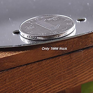 Enfudid Acrylic Wall Clocks Coffee Time Cup Clock Battery Operated Large Clock for Office