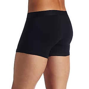 Emporio Armani Men's Stretch Cotton Boxer Brief, Black, Medium