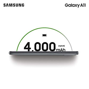 SAMSUNG Galaxy A11 LTE Verizon | 6.4" Screen | 32GB of Storage | Long Lasting Battery | Single SIM | 2020 Model | US Version & Warranty| Black - (SM-A115UZKAVZW)