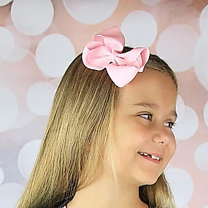 CN 20pcs 4" Hair Bows for Toddler Girls, Grosgrain Ribbon Pigtail Bows Alligator Clips Hair Accessories for Baby Girls Infants Teens Kids Children