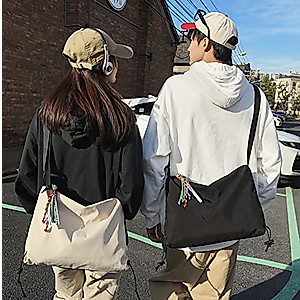 Hobo Bag Women Chic Tote Bag Stylish Students Casual Nylon Soft Shoulder Bag