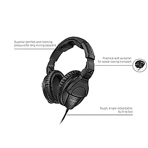 Sennheiser Professional HD 280 PRO Over-Ear Monitoring Headphones