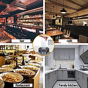 Kitchen Sink Glass Rinser,Faucet Bar Glass Rinser,Bottle Washer,Kitchen Sinks Accessories,Cup Cleaner for Bottle,Glass Cleaner Sink Attachment,Matte Black