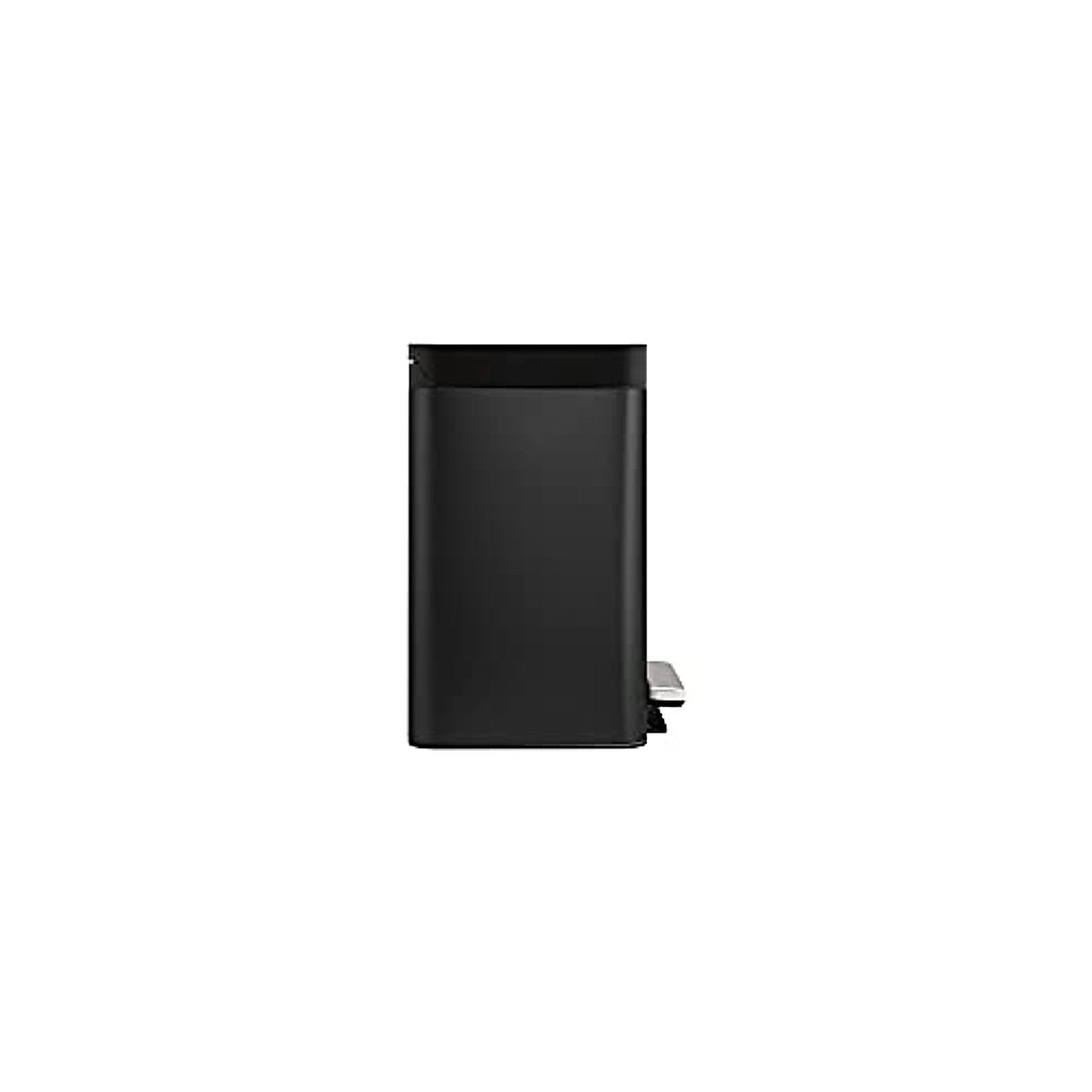 Kohler K-20942-BST 8-Gallon Compact Black Stainless Step Trash Can, Black Stainless,Black Stainless Steel