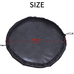 UCEDER 420D Durable Wetsuit Changing Mat/Waterproof Dry-Bag with Drawstring Closure,Surf Change Mat Perfect for Surfers, Beach, Swim,Boating